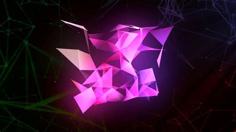 Transforming Polygonal Complex Shape In Digital Space Motion Artificial Intelligence Ai