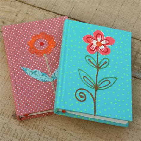 Pretty Flower Notebook Fair Trade Handcrafted Broadoak Nursery
