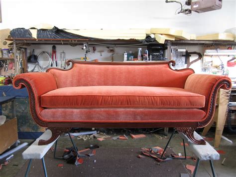 Duncan Phyfe Sofa American Or English Duncan Phyfe Style Federal Sofa