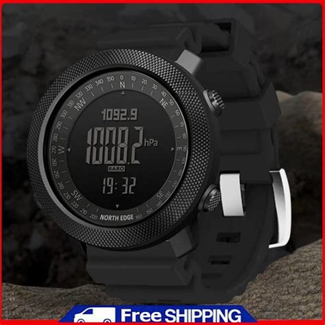 Digital Fitness Tracker Watch Compass 220mah Steps Tracker For Climbing