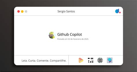 Github Copilot Sergio Santos Segurança Autenticação Autorização Lógica De Programação