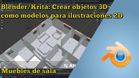 Blenderkrita Crear Objetos 3d Como Modelos Para Ilustraciones 2d