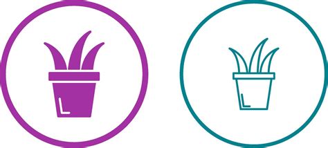 Grass Pot Vector Icon 42029921 Vector Art At Vecteezy