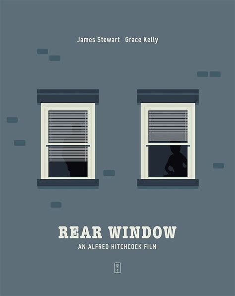 Rear Window By Sitm Film Posters Minimalist Movie Posters Movie