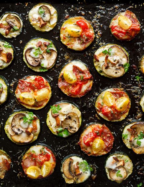 Low Calorie Zucchini Pizza Bites Lose Weight By Eating