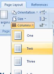 Word Divide Page Into Columns Technipages