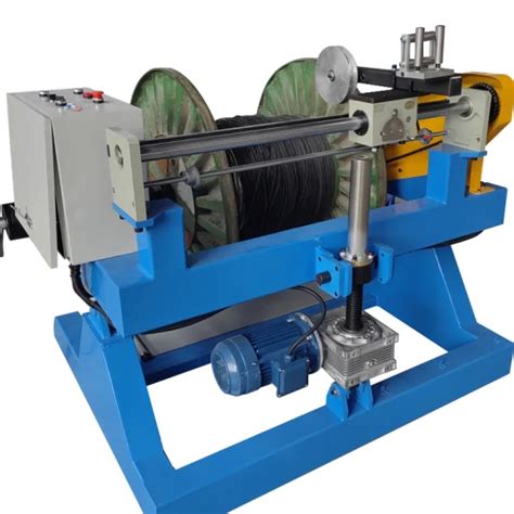 Cable Spooling Take Up Machine Gs800mm Take Up Wire Rope Coiling Machine Automatic Winding