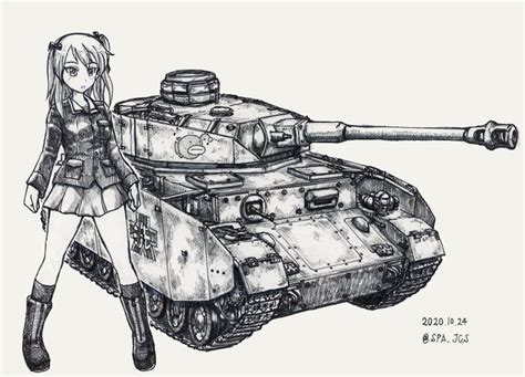 Nspa Spa Jcs Shimada Arisu Girls Und Panzer Highres 1girl