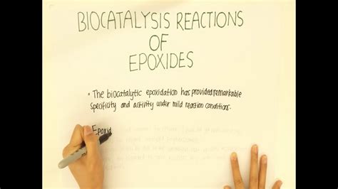 Biocatalysis Reactions Of Epoxides Youtube