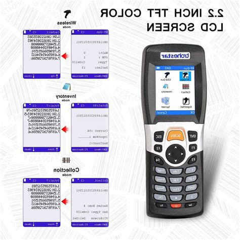 Wireless Barcode Scanner And Collector Portable Data Terminal