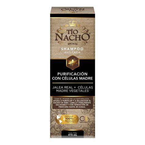 Shampoo Tio Nacho Purificacion Con Celulas Madre 415 Ml Línea Vital