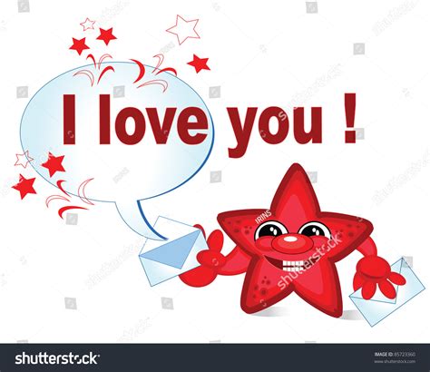 Massage Love You Vector Stock Vector Royalty Free 85723360 Shutterstock
