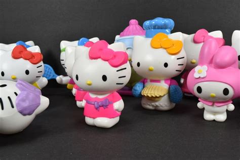 Sanrio Mcdonalds Hello Kitty Collectible Lot Of 14 Figures Cute
