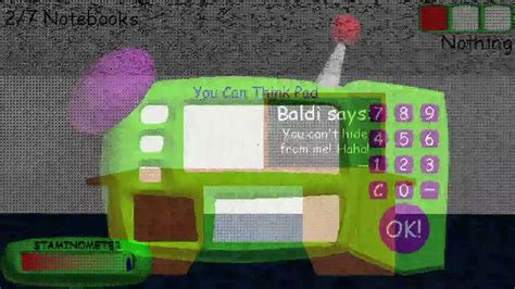 What Happens If You Answer All The Questions On The First Notebook Wrong Baldis Basics Youtube