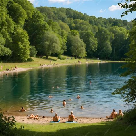 Serene Pictures Of Naturism Premium Ai Generated Image