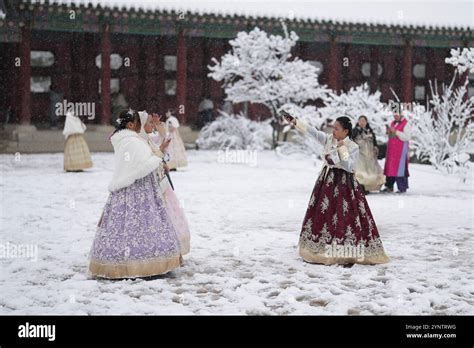 Mary Joy Morcisa From Philippines Right Gestures In Snow At The