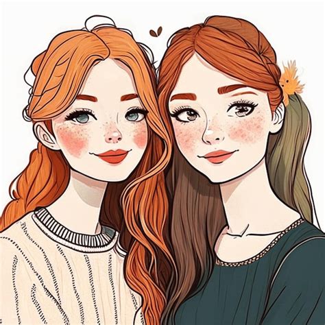 Premium Ai Image Twin Girl Teenage Girls Cute Girl