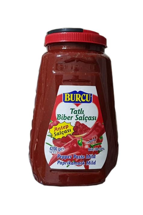 Burcu 4200 Gram Tatlı Biber Salçası Antep Tipi Fiyatı Yorumları