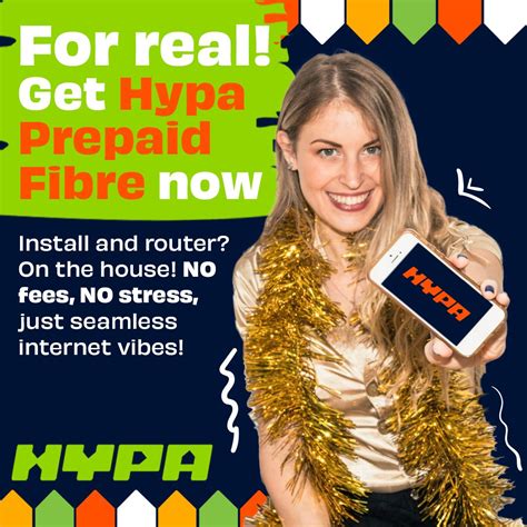 Hypa Prepaid Fibre Is Taking You To Levels Bit Ly 42hsspb Hypa Za