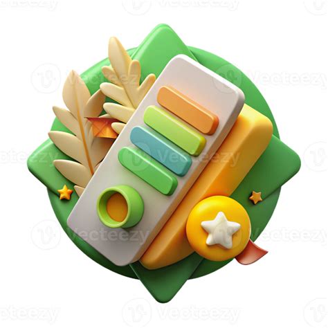 Elegant Traditional Energy Efficiency Label With Green Rating Isolated