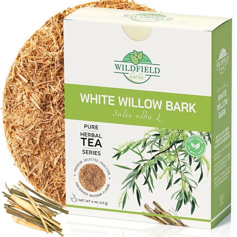 4 Oz White Willow Bark Tea Herbal Salix Alba 113g
