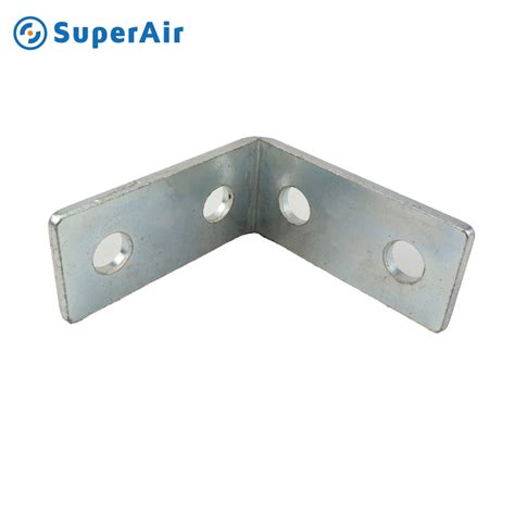 4 Hole 90° Angle Bracket Hvac Duct Fittings Air Conditioning Installation Supplier