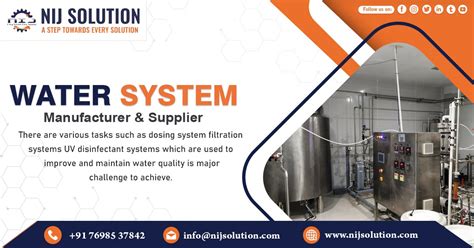 Water Treatment From Nij Solution Nij Solution