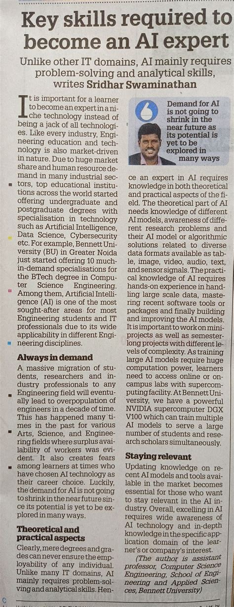 Dr Sridhar Swaminathan On Linkedin Deeplearning Machinelearning Artificialintelligence