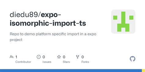 Github Diedu89expo Isomorphic Import Ts Repo To Demo Platform Specific Import In A Expo Project