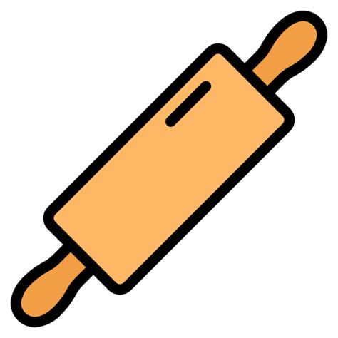 Rolling Pin Generic Outline Color Icon