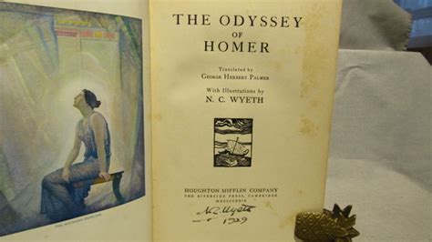 The Odyssey Of Homer Signed First Nc Wyeth Illustrated Edition 1929
