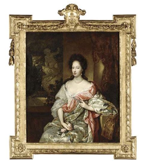 Constantijn Netscher The Hague 1668 1723 Portrait Of A Lady Three