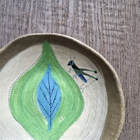 Grasshopper Plate The Scottish Gallery