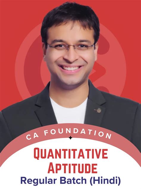 Ca Foundation Quantitative Aptitude Regular Batch By Ca Nishant Kumar