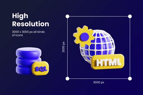 Programming 3d Icon Pack Objects Ft 3d And Illustration Envato