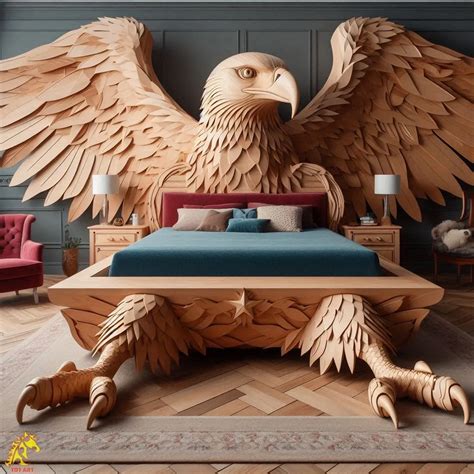 The Majestic Eagle Shaped Bed Design A Symbol Of Power And Elegance