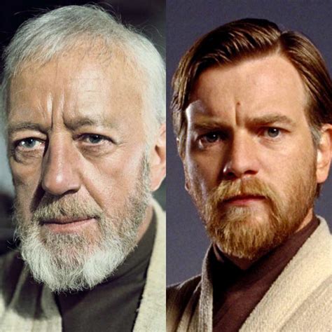 Obi Wan Kenobi Alec Guinness Ewan Mcgregor