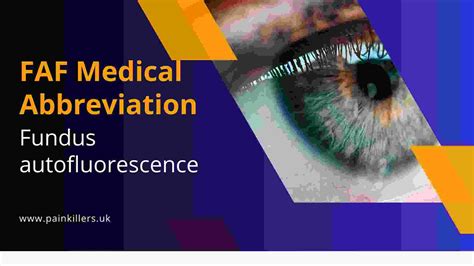 Faf Medical Abbreviation Analgesia