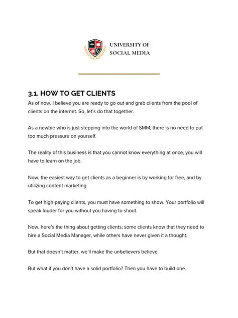 Getting Your Dream Client Pdf Social Media Popular Culture