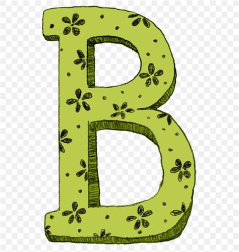 Green Letter B