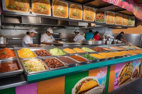 Premium Photo Taco Stand