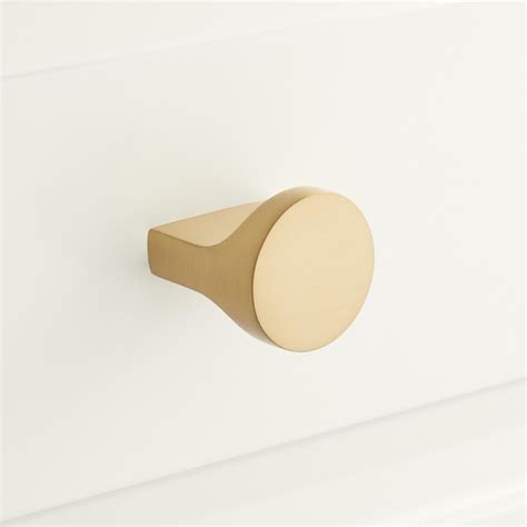 Ruedo Solid Brass Oval Cabinet Knob Signature Hardware