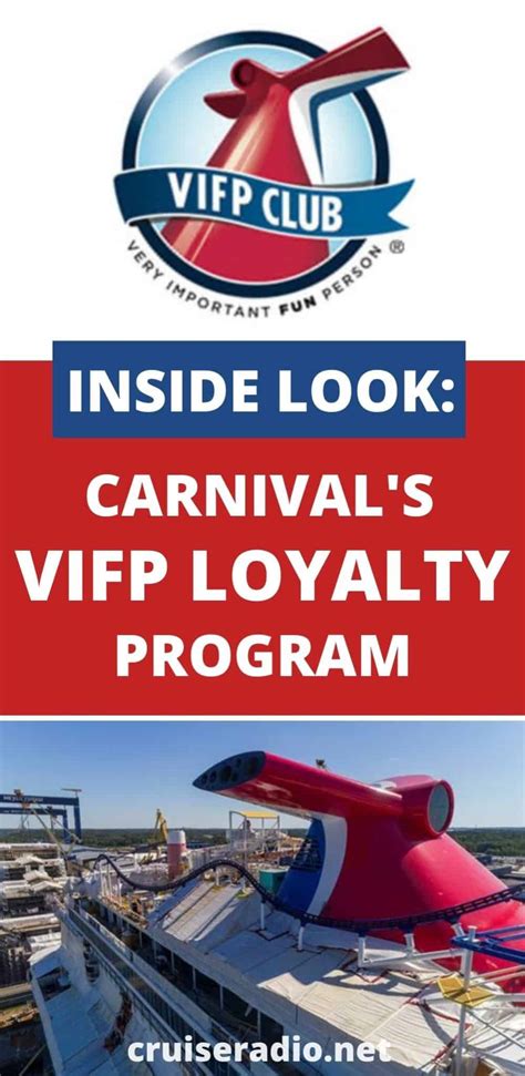Carnivals Vifp Very Important Fun Person Loyalty Program A Day In