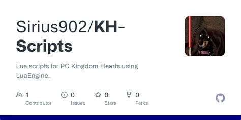 Github Sirius902kh Scripts Lua Scripts For Pc Kingdom Hearts Using Luaengine