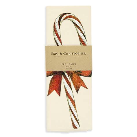 Candy Cane Tea Towel Eric And Christopher