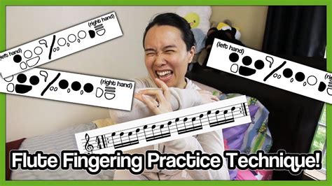 My New Flute Fingering Practice Technique Flute Tin Whistle Techniques