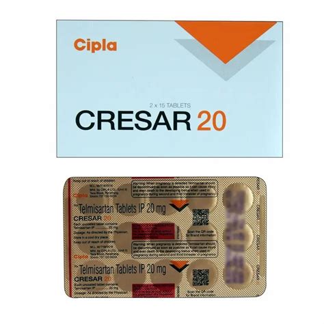 Cresar 20 Mg Tablets 215 At ₹ 140box In Nagpur Id 2858140480030