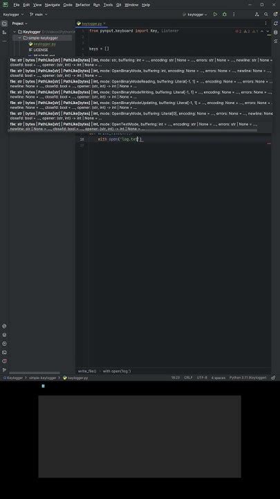 Python Keylogger Speedrun Youtube