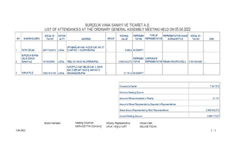 Shareholding Structure Pdf