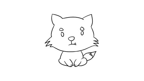 简笔画小狼狗怎么画 天奇教育